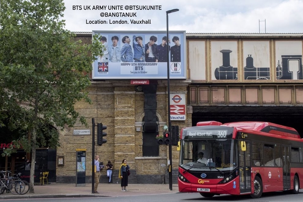 British BTS Fans Raised Money For A Billboard To Celebrate The Band’s ...
