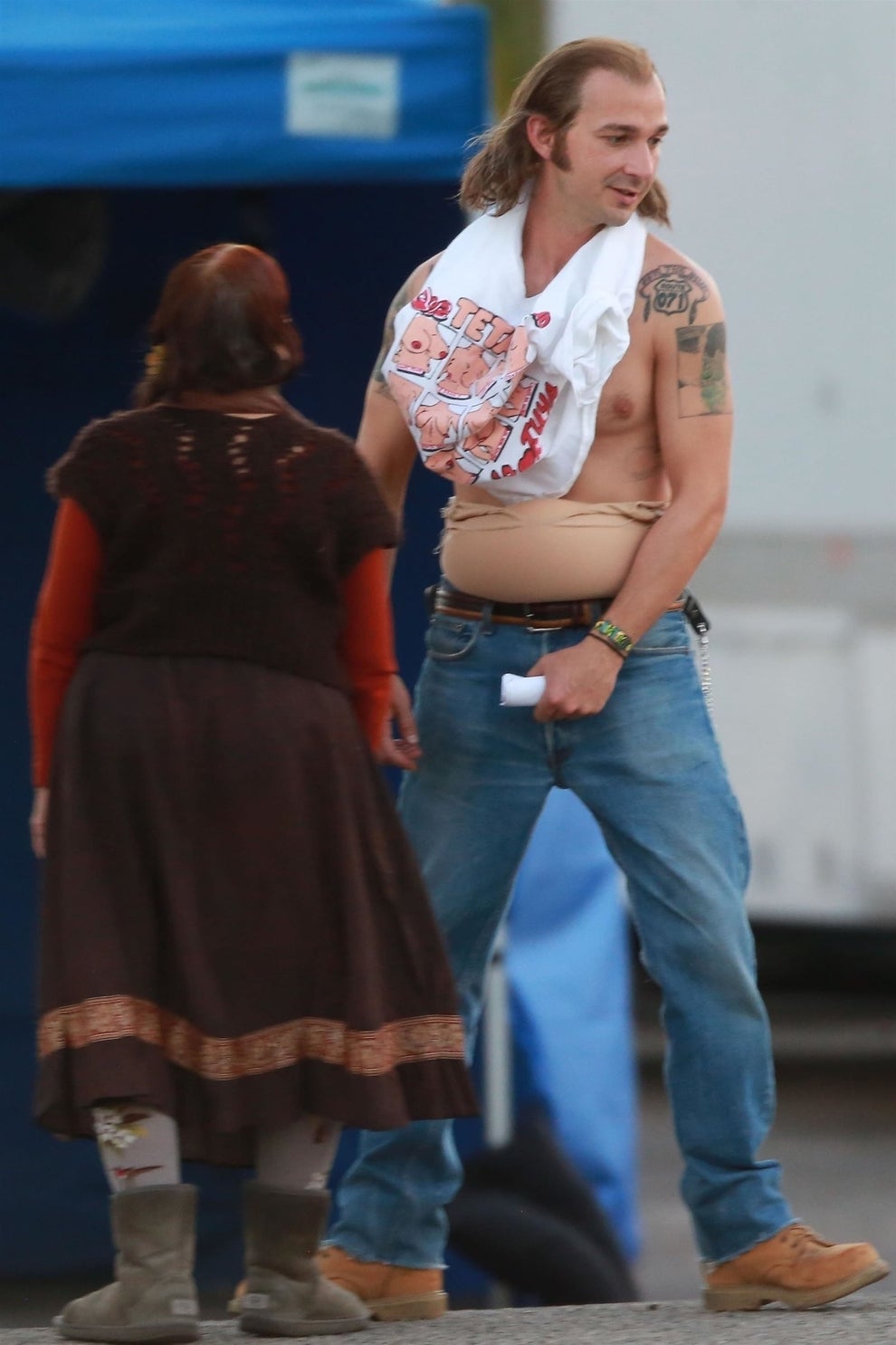 Shia LaBeouf Shows Off Movie MAGIC!