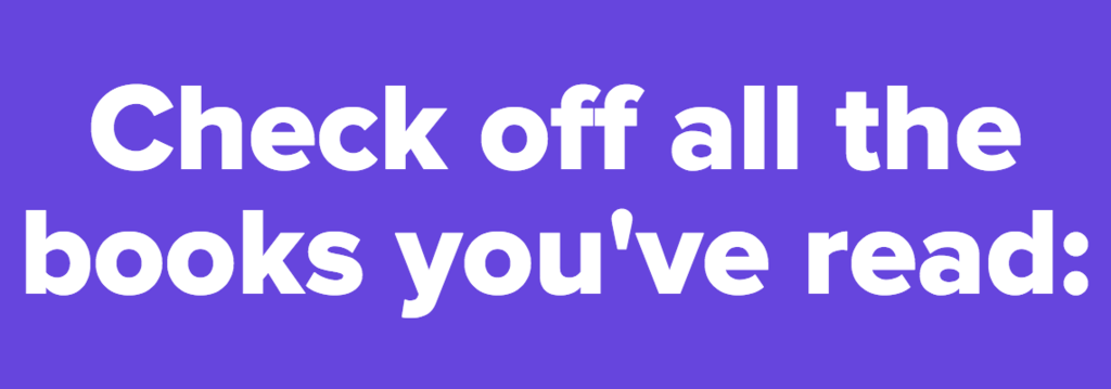 Have You Read At Least Half Of The Top 100 Books In America?