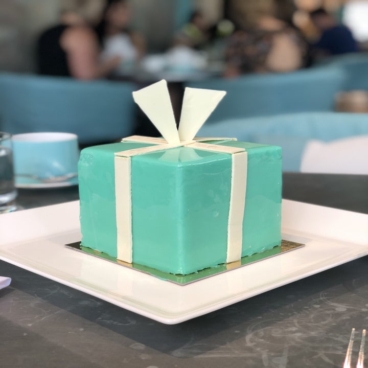 You Can Have Breakfast At Tiffany's And Eat A Blue Box Cake