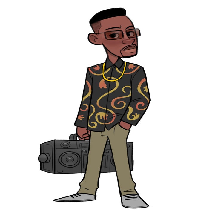 An Artist Animated "The Fresh Prince Of Bel-Air" Characters And They're ...