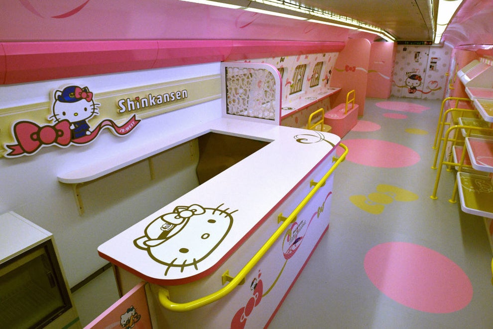 There Is Now An Actual Hello Kitty Train In Japan Because Why The Heck Not