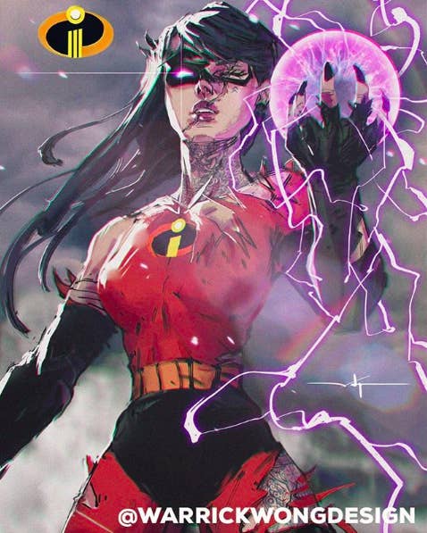 the incredibles honey concept art