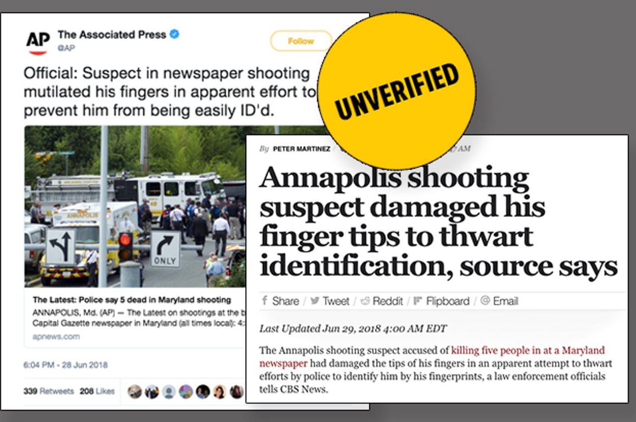 The Annapolis Shooting Suspect Did Not "Obliterate" His Fingertips To ...