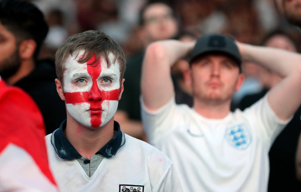 These Pictures Show England's Rollercoaster Ride Out Of The World Cup