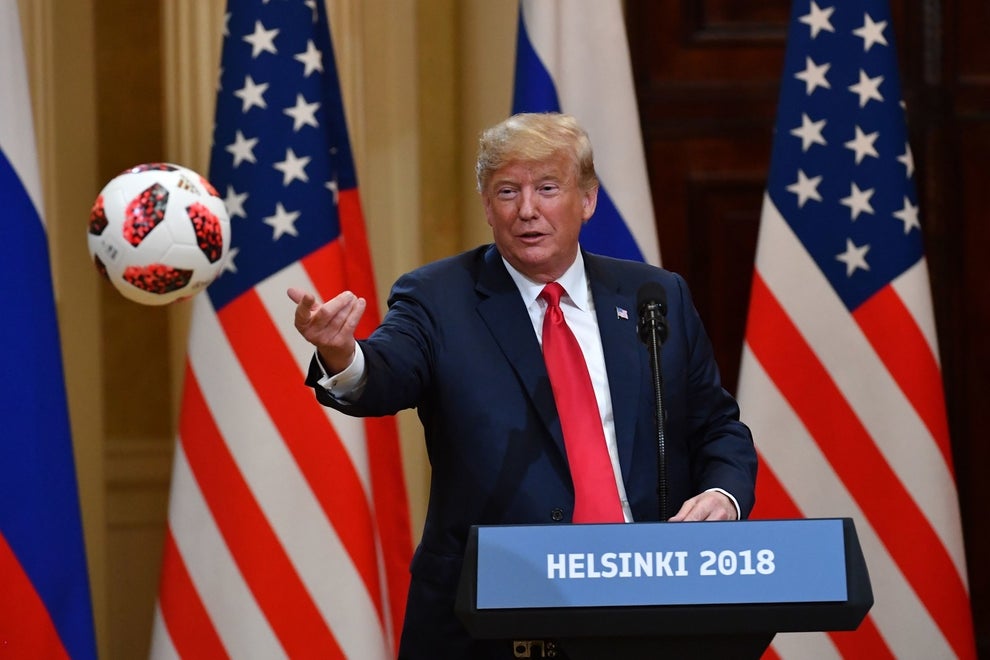 Putin Gave Trump A Soccer Ball As A World Cup Gesture. Trump Tossed It ...