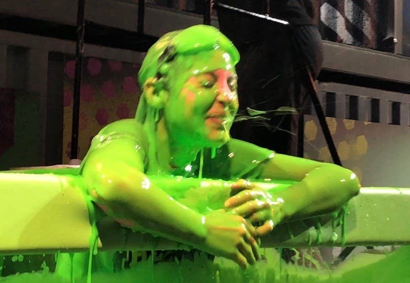 ladies getting slimed