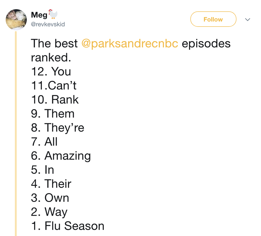 Do You Agree With The Ranking Meme's Best TV Episodes Of All Time?