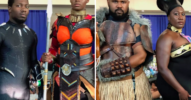 These Amazing “Black Panther” Cosplayers Raised Money To Meet The Film ...