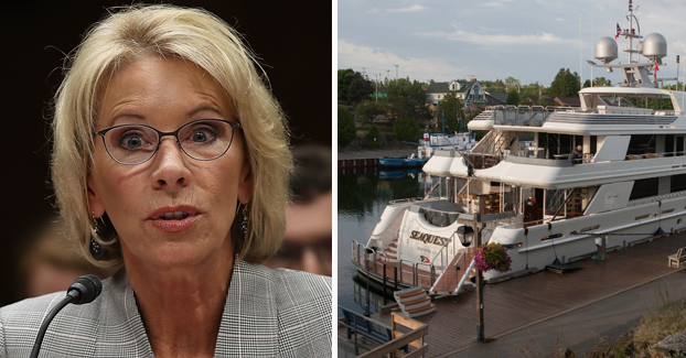 Someone Untied Betsy DeVos's $40 Million Yacht And Set It Adrift