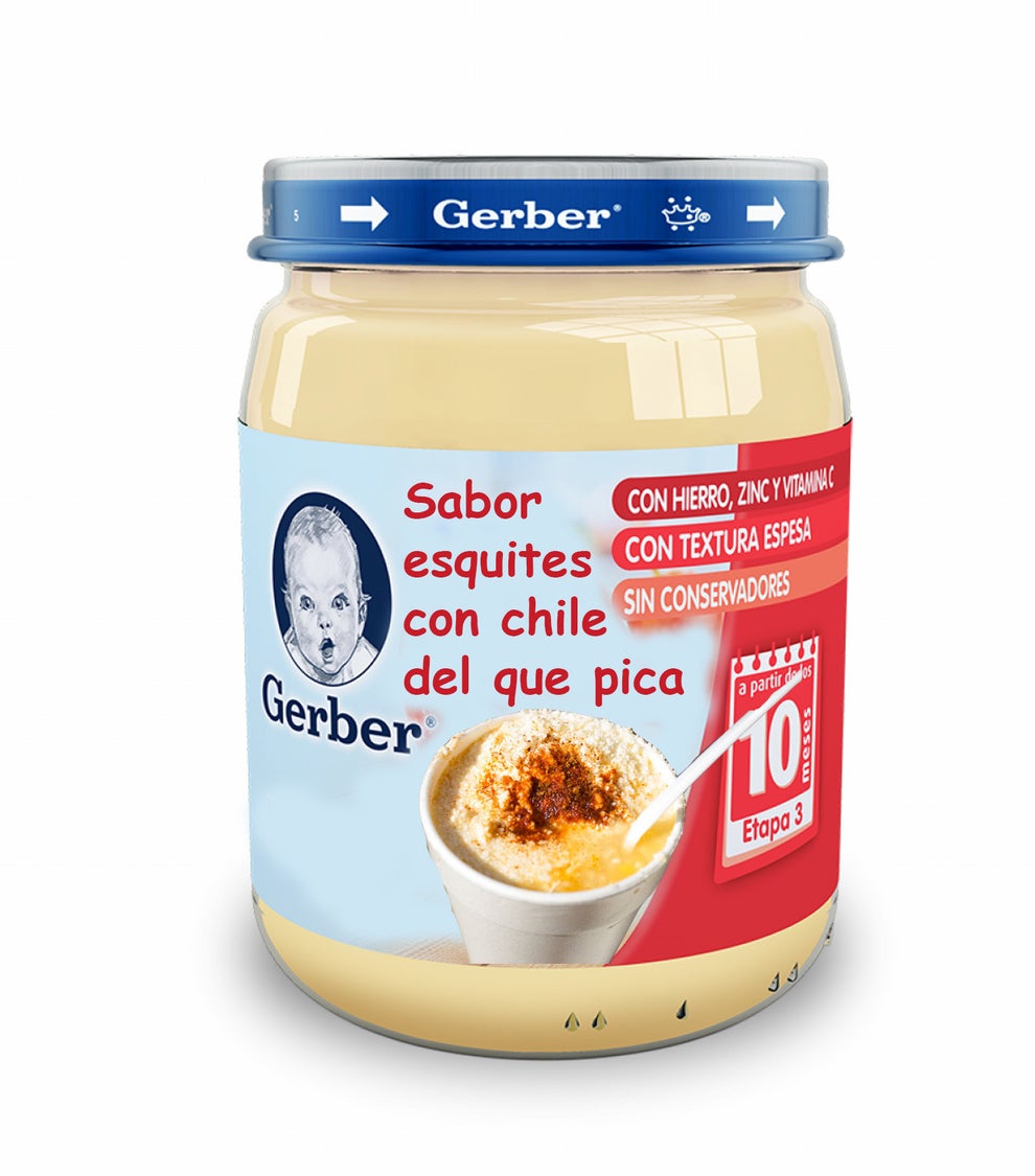 14 Sabores de Gerber que solamente se nos pudieron haber ocurrido en México