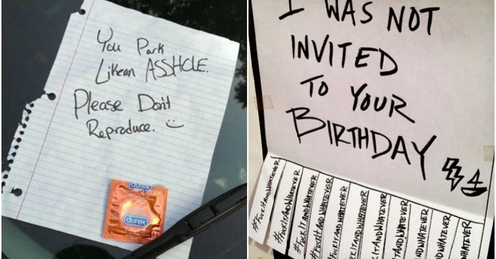 19 People Who Were So Angry They Wrote A Strongly-Worded Note