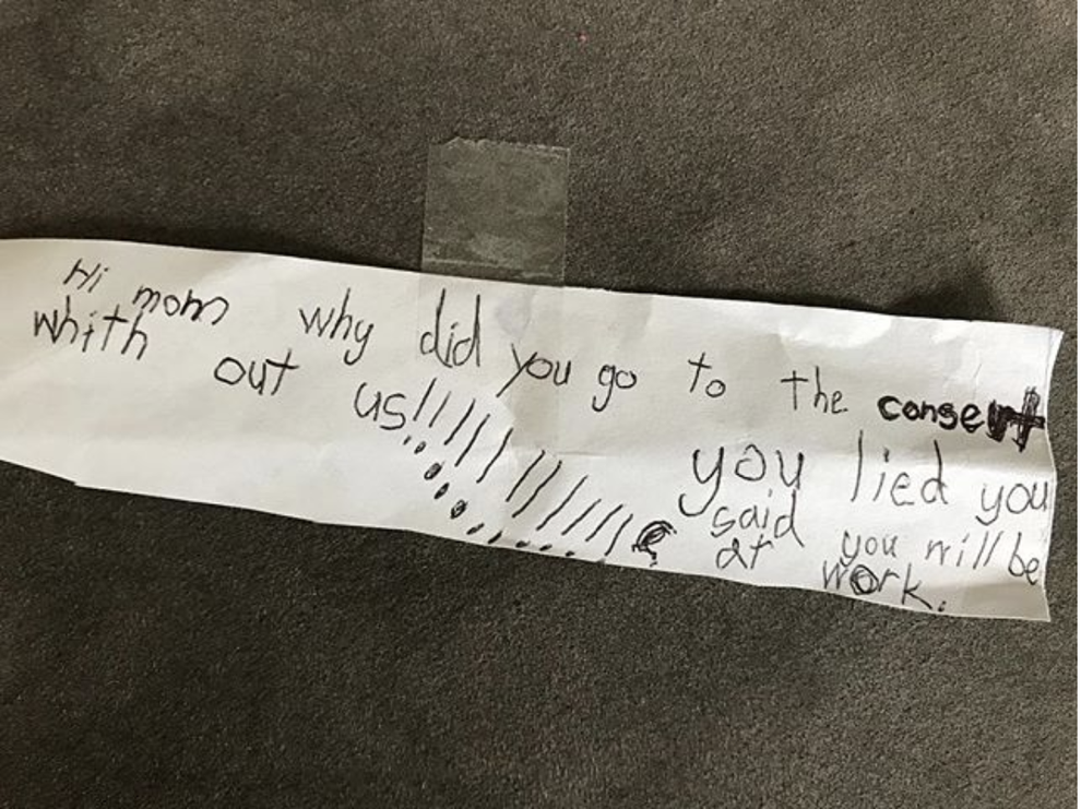 17 Hilarious Kid Notes That Prove Kids Are NOT To Be Trifled With