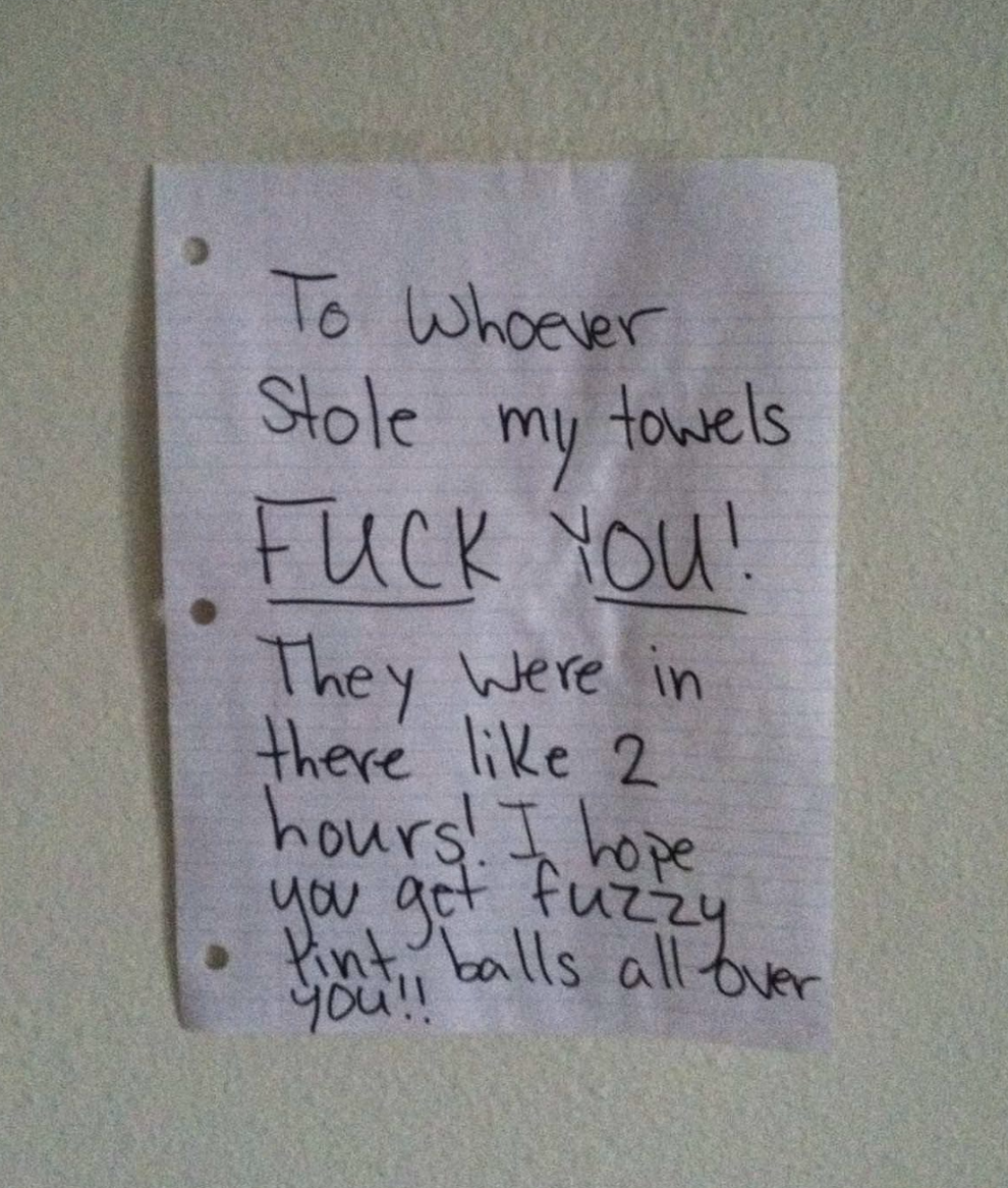 19 People Who Were So Angry They Wrote A Strongly-Worded Note