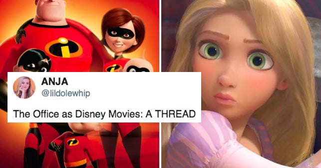 19 Hilarious "Office" Scenes Reimagined As Disney Movies