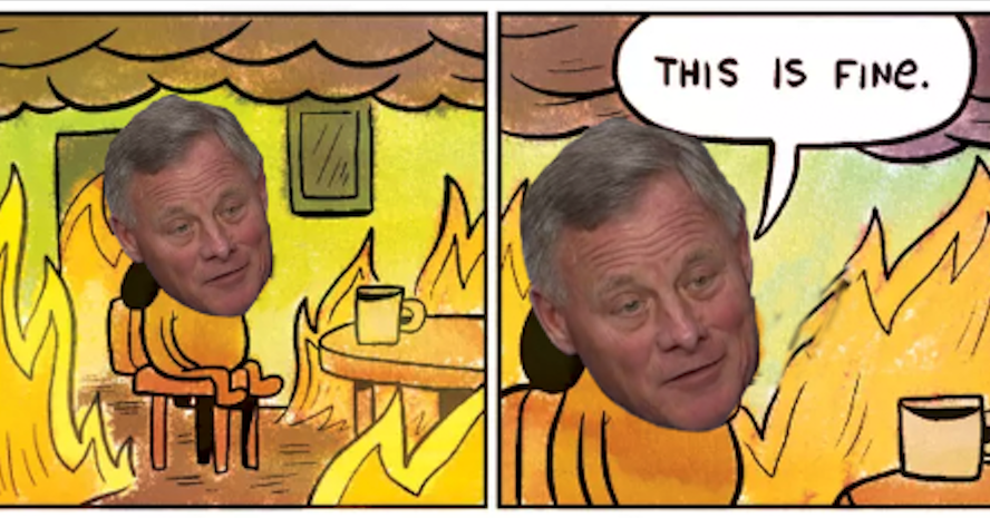 A Senator Actually Referenced The "This Is Fine" Meme In His Closing ...