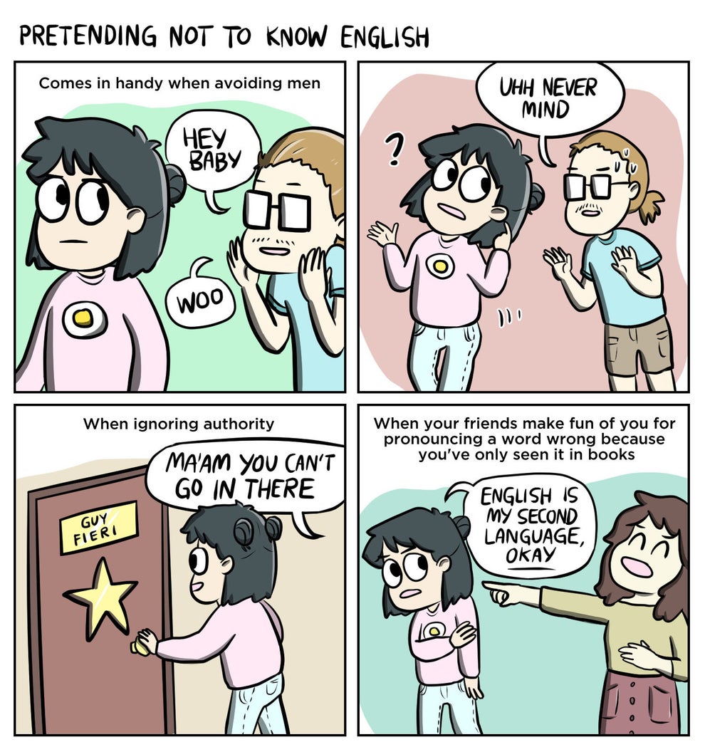 These Comics Show What It's Like To Live Between Two Cultures