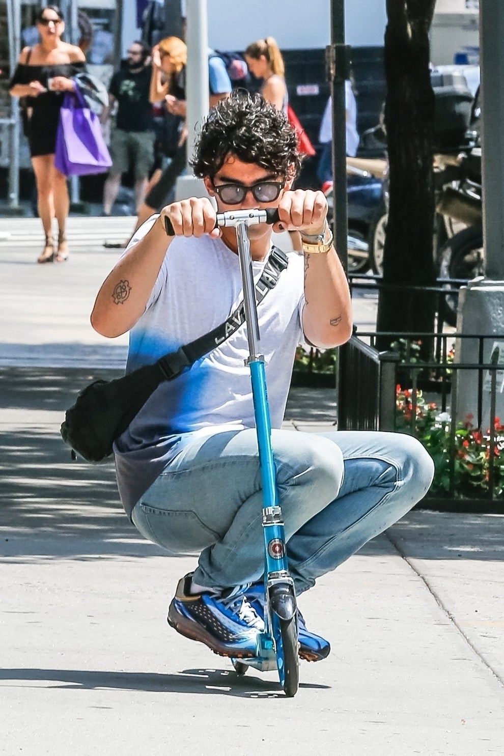 Well Well Well, It's Joe Jonas On A Friggin' Scooter