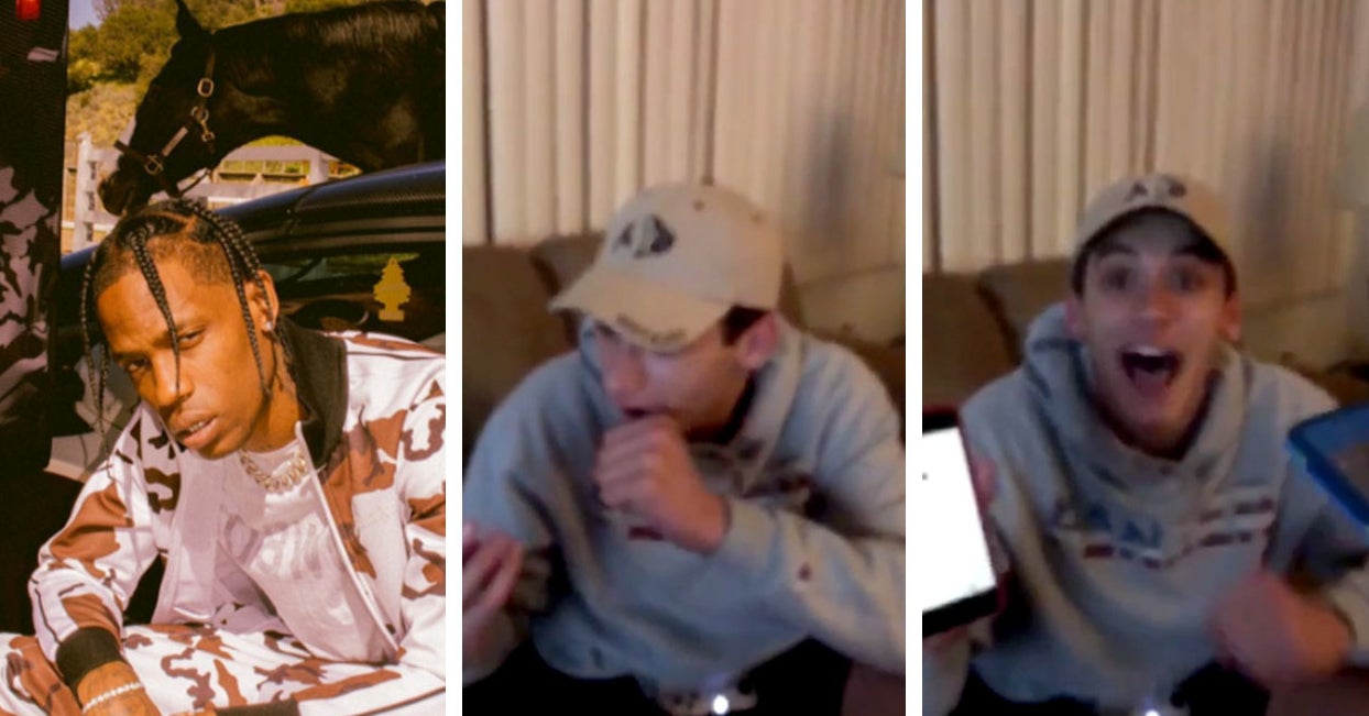 Travis Scott Just Gave Away $1000 To A Fan And It's Pretty Goddamn Amazing