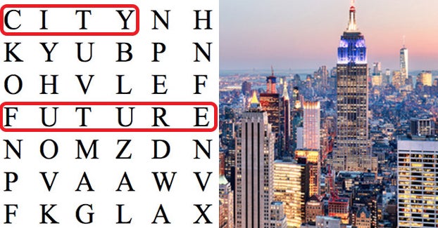 Complete This Word Search And We'll Reveal Where You'll Live In The Future