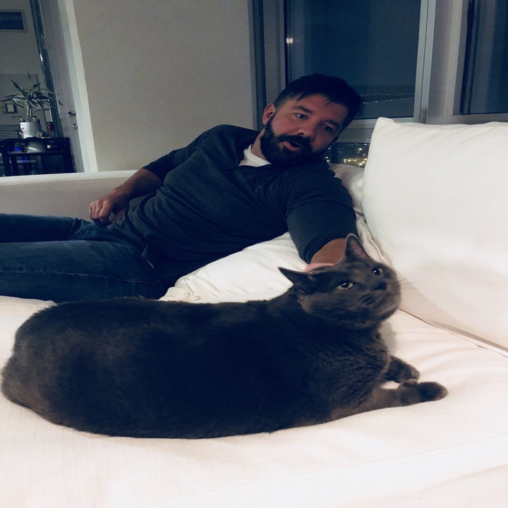 Bruno The Thicc Cat Got Adopted By An Owner Just As Extra As He Is