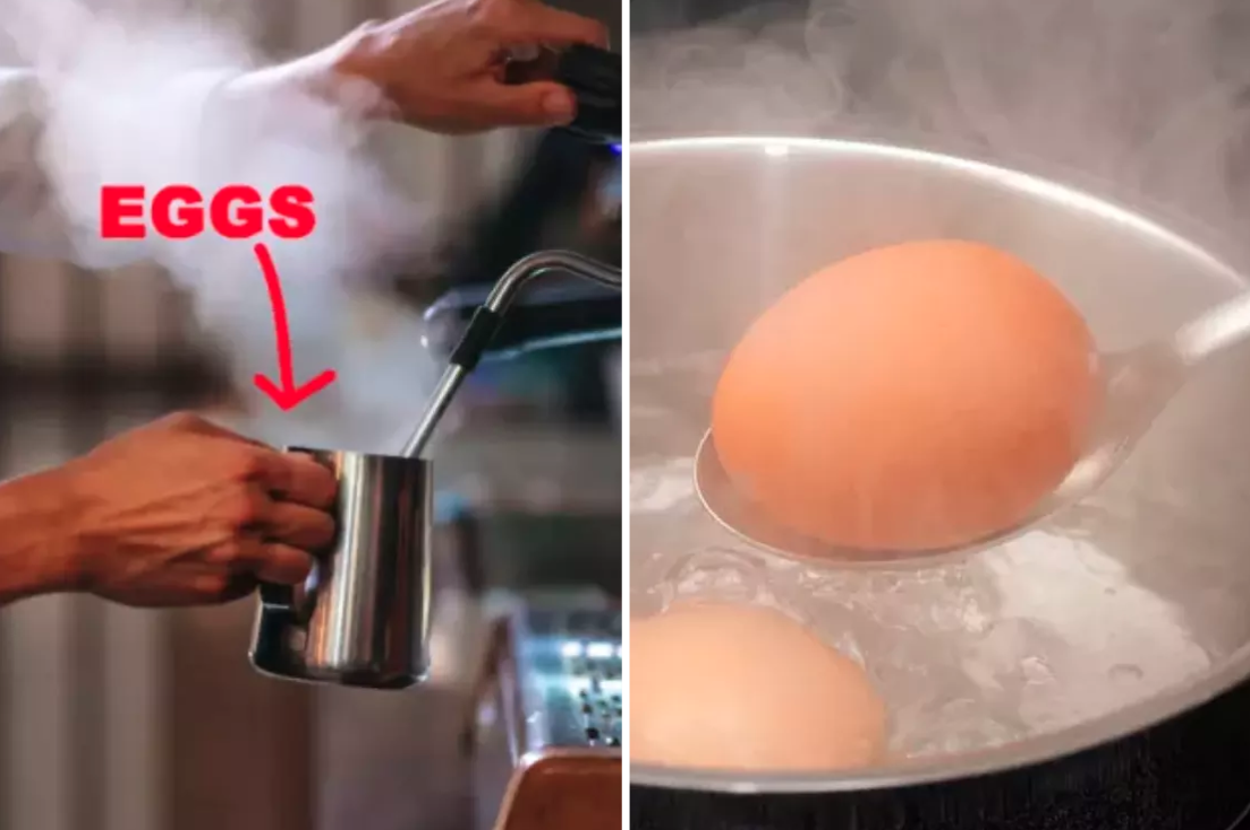 how to boil an egg on an aga