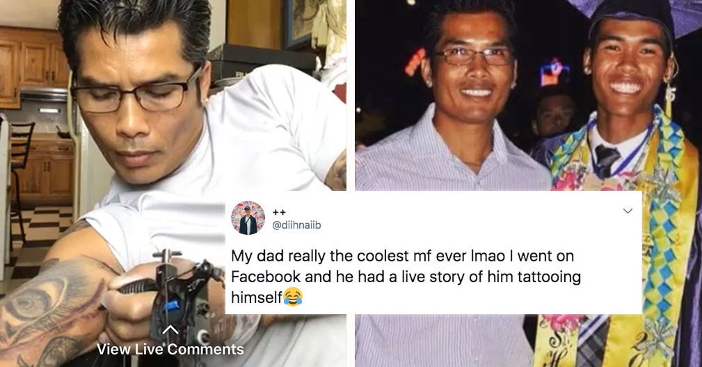 This Dad Gave Himself A Tattoo And Livestreamed It On Facebook