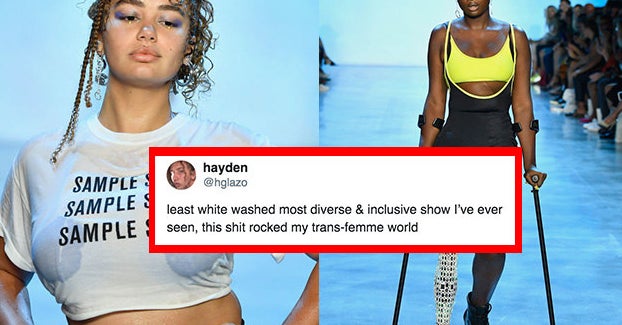 A Curvy Model Wore A "Sample Size" T-Shirt During New York Fashion Week ...