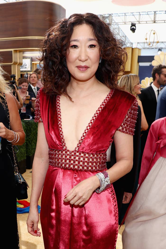 Sandra Oh Brought Her Parents To The Emmys And It's So Damn Cute