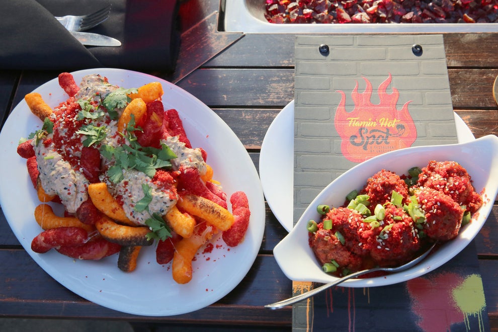 We Ate Everything At The New Hot Cheetos-Themed Restaurant And Here Are ...