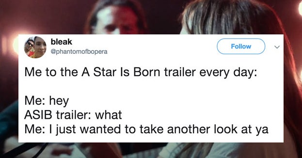 15 Hilarious “A Star Is Born” Tweets To Get You By Until It’s Released