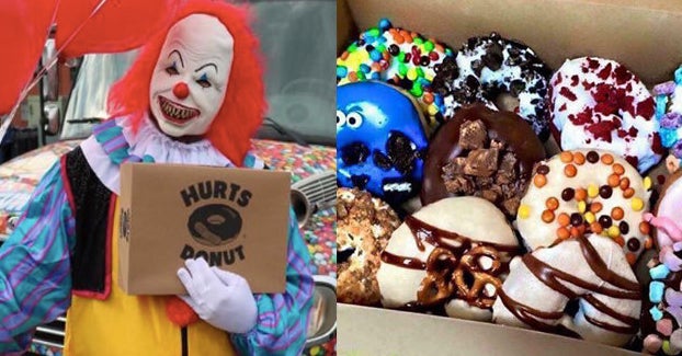 Attention: There Will Be Scary Clowns Delivering Donuts In Texas
