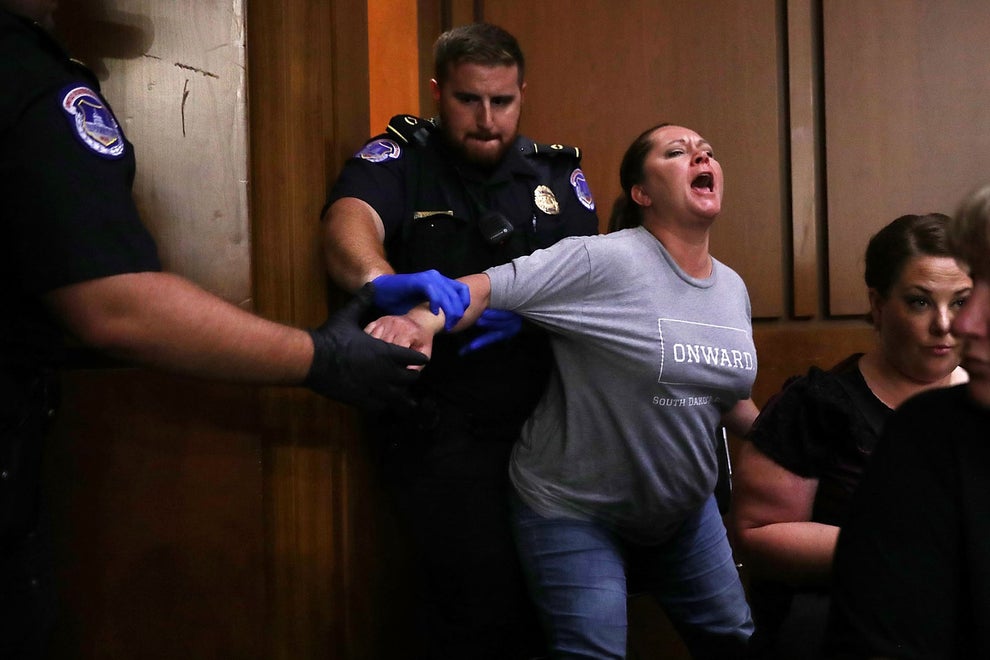 These Pictures Show Just How Tense The Kavanaugh Senate Hearings Have Been