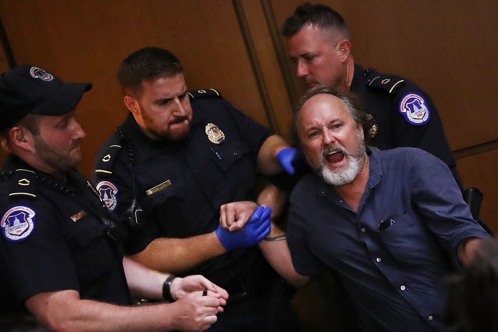 These Pictures Show Just How Tense The Kavanaugh Senate Hearings Have Been