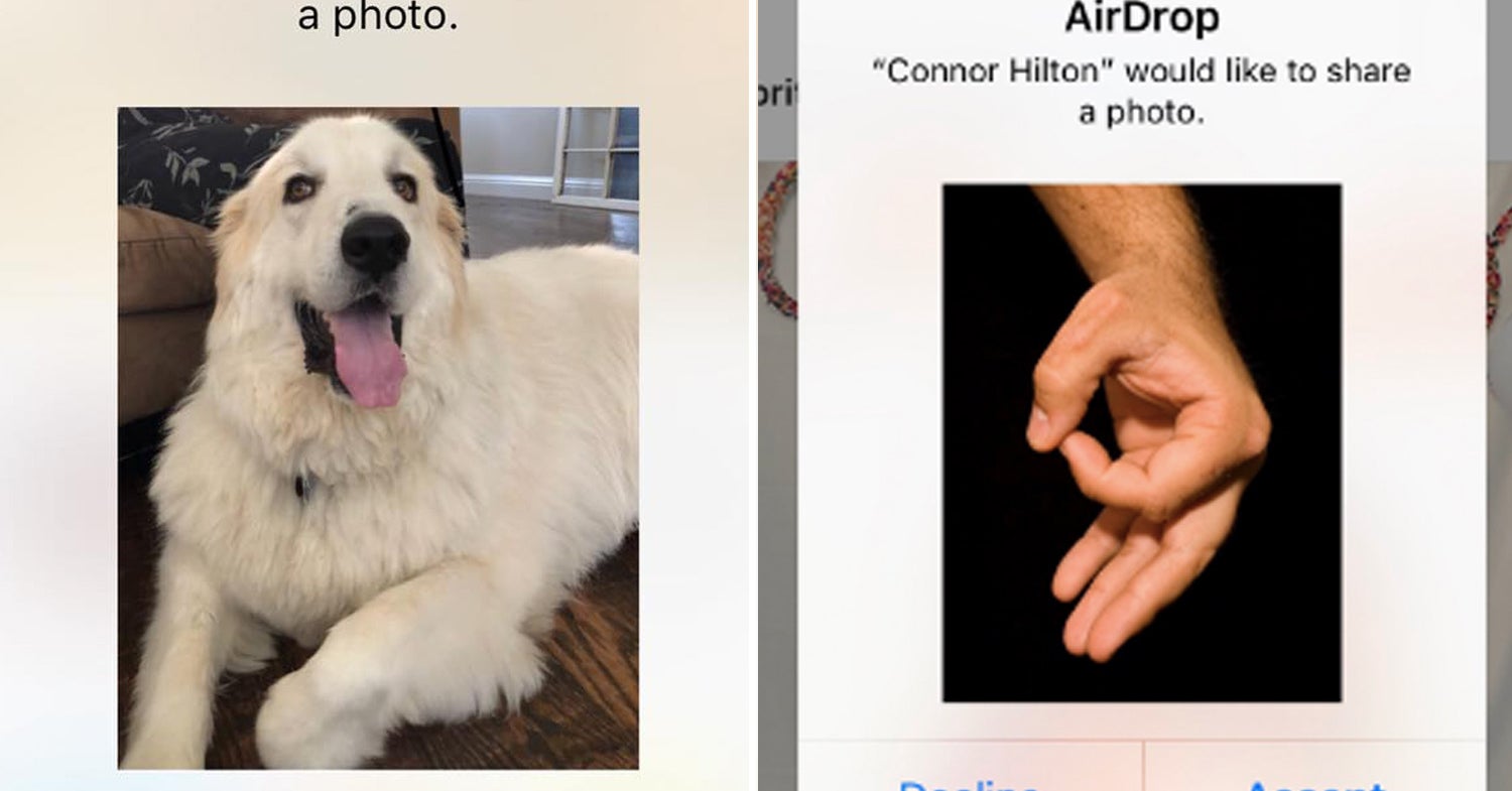 What's The Funniest Thing Anyone's Ever AirDropped To You?