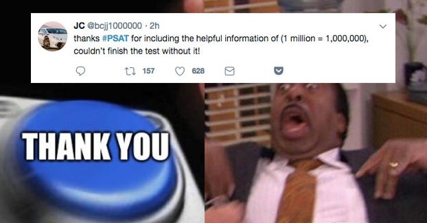 It's PSAT Day And Students Everywhere Are Unleashing Their Best Memes