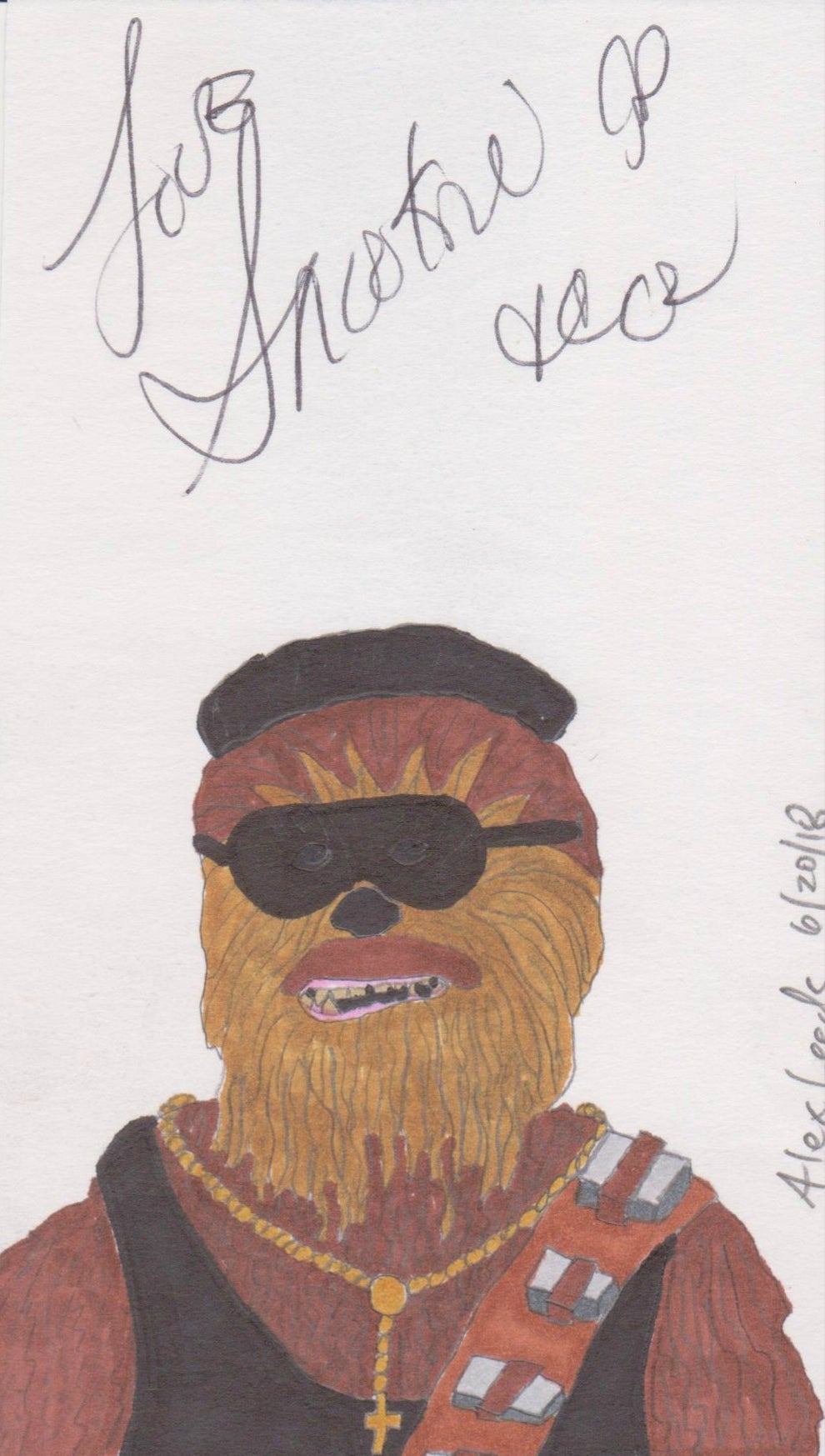 I Spent Five Years Getting Celebrities To Autograph My Dumb Drawings ...