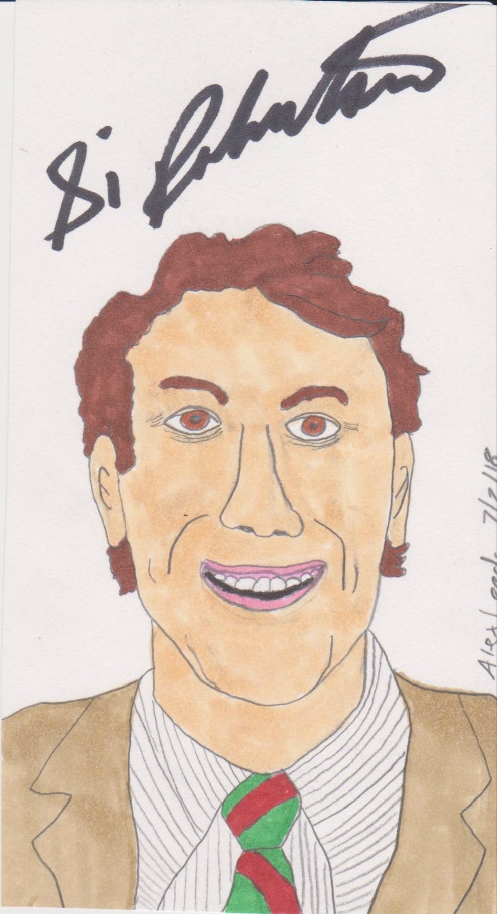 I Spent Five Years Getting Celebrities To Autograph My Dumb Drawings ...