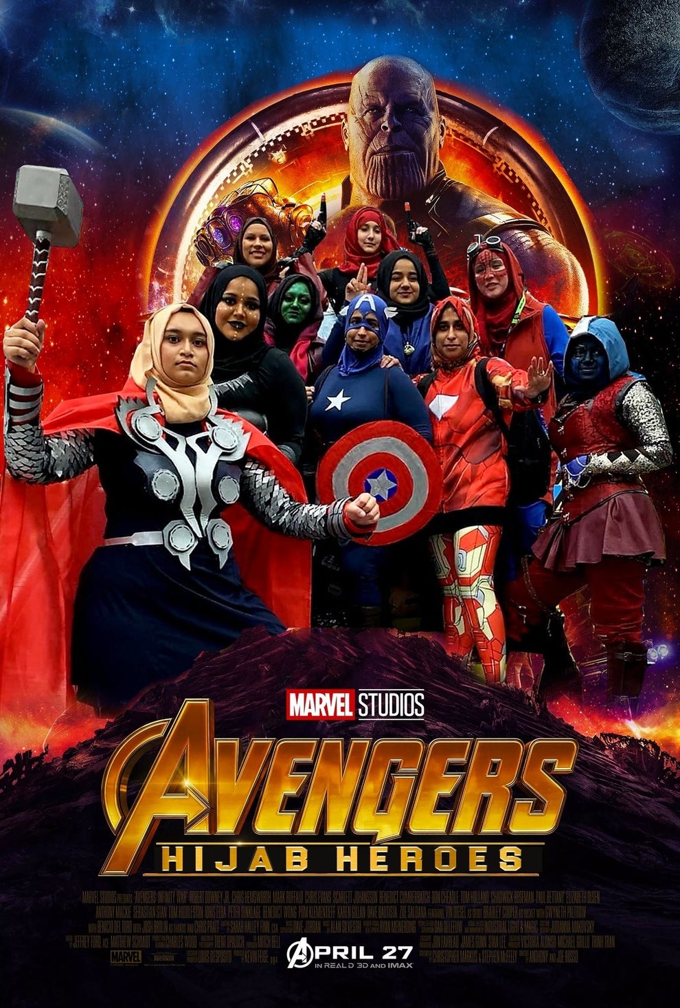 These Muslim Girls Entered And Won A Marvel Cosplayer Competition And ...
