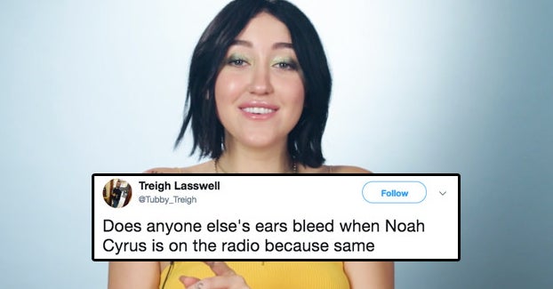 Noah Cyrus Read Her Haters' Tweets And It's Entertaining AF