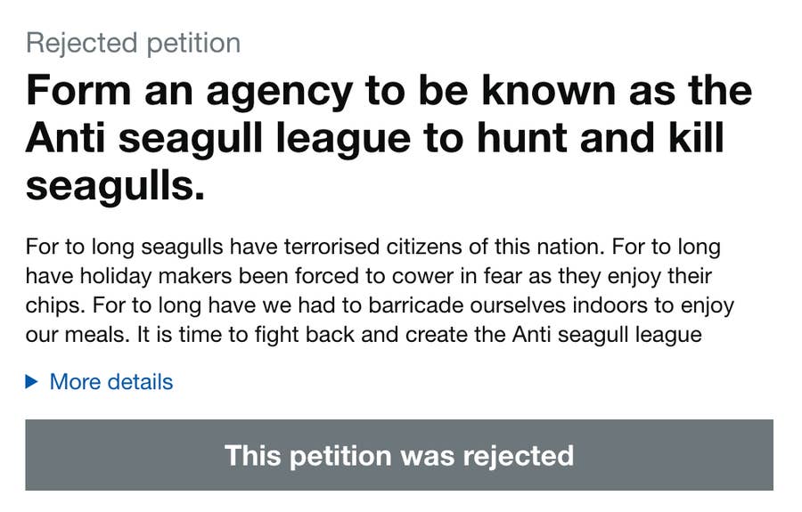 petition examples uk