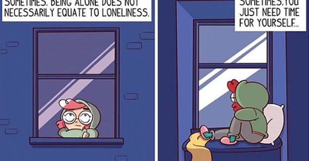 14 Comic Artists Draw What Loneliness Means To Them