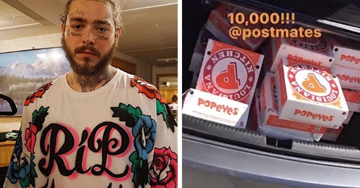 Post Malone Apparently Spent More Than $40,000 On Takeout Food And I've ...