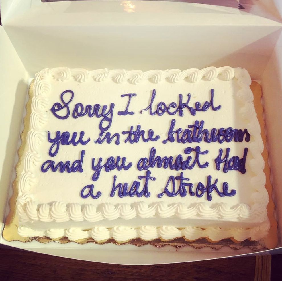 19 Apology Cakes That Will Make You Say, "I Need The Back Story"