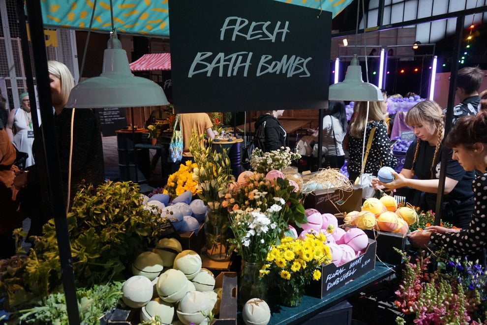 This Is What It's Like To Go To A Massive Lush Store And Showcase
