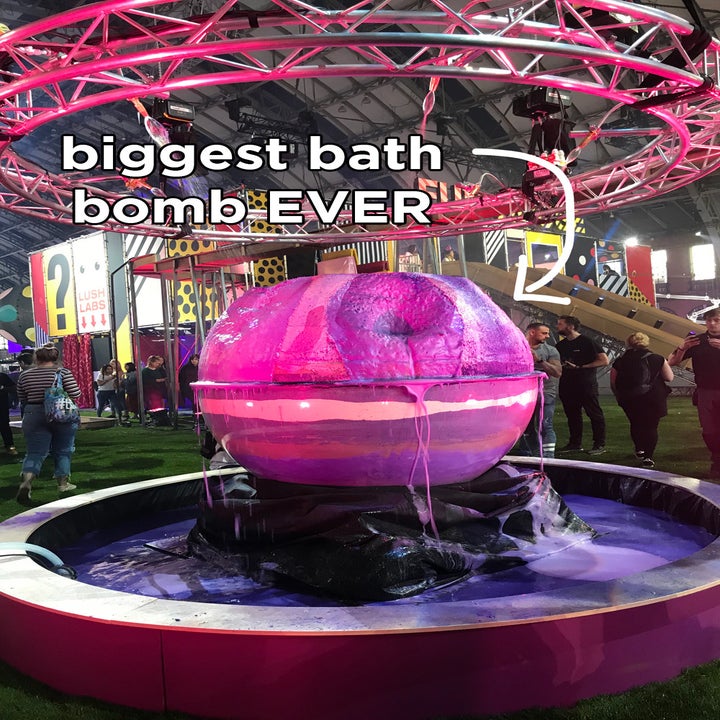 This Is What It's Like To Go To A Massive Lush Store And Showcase