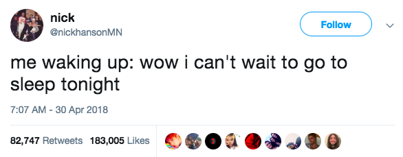 Just 17 Hilarious Tweets About Sleeping