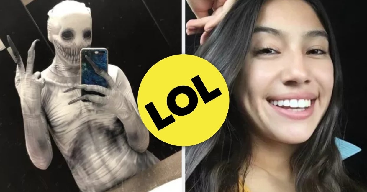 I Cried Laughing At This Woman Scaring People In A Creepy Bodysuit