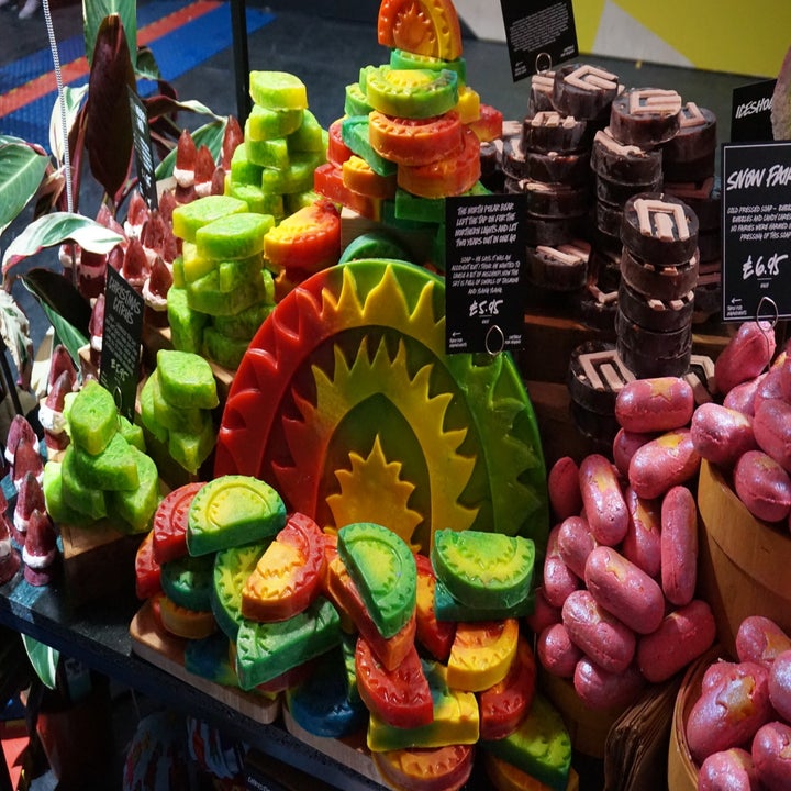 This Is What It's Like To Go To A Massive Lush Store And Showcase