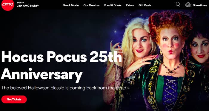 'Hocus Pocus' Is Heading Back To The Big Screen For Its 25th Anniversary